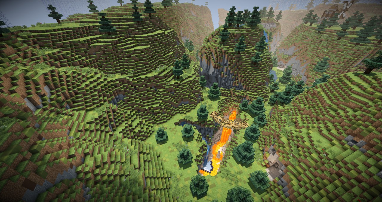Minecraft Kit-PVP: Pilgrim's Gorge Minecraft Map