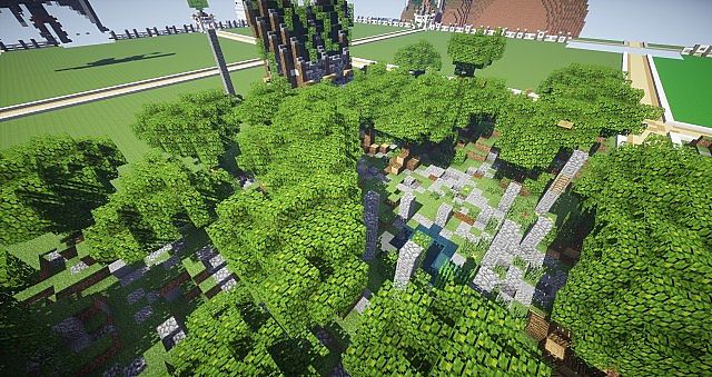 Forest Parkour Minecraft Map