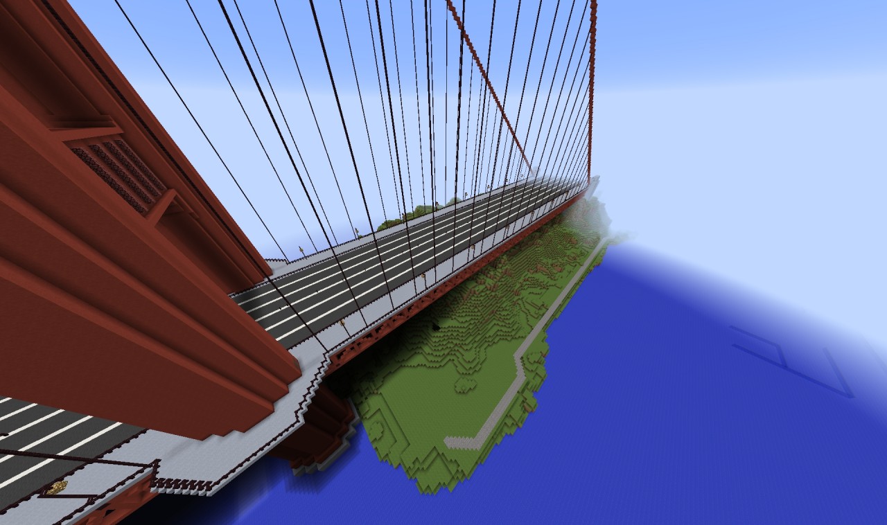 Golden Gate Bridge Minecraft Map