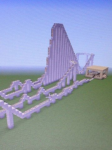 Six Flags Great Escape: The Comet Minecraft Map