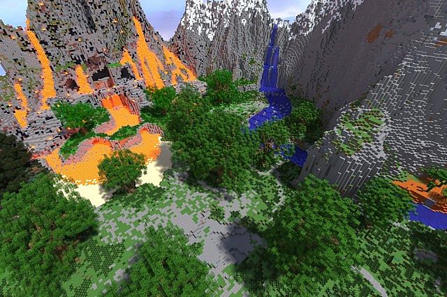 Pangea World Map Minecraft Project
