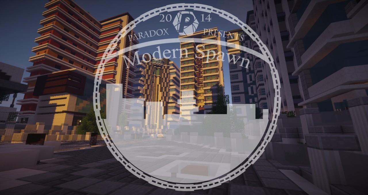 Floating Modern Spawn Minecraft Map