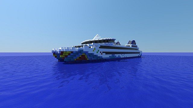 Custom High speed Ferry [+Download] Minecraft Map