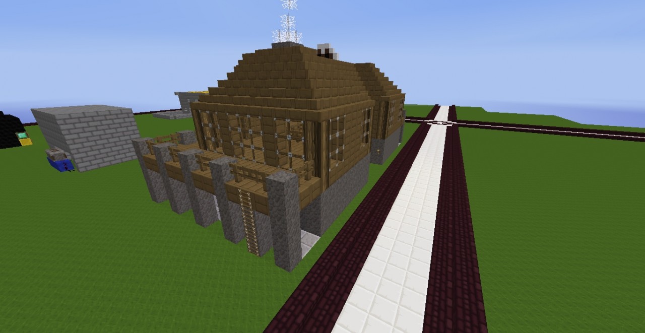 Wooden House Exterior Minecraft Map