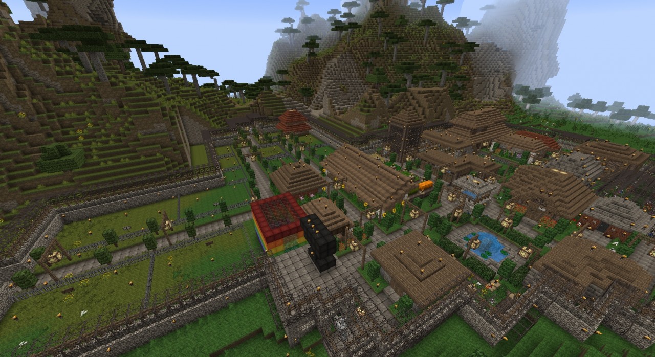 down town coal town. Minecraft Map