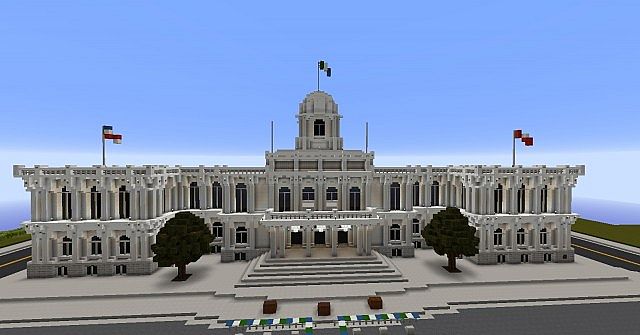 Huntington Town Hall Minecraft Map