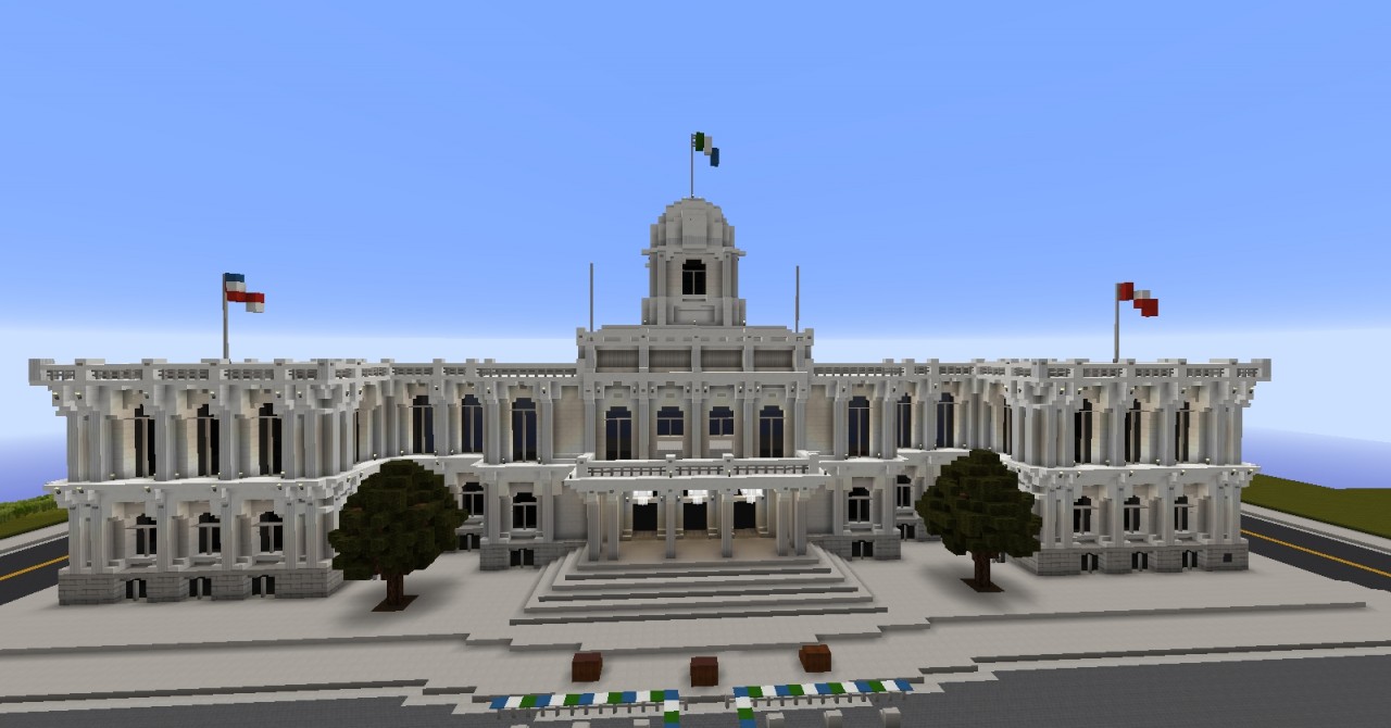 Huntington Town Hall Minecraft Map