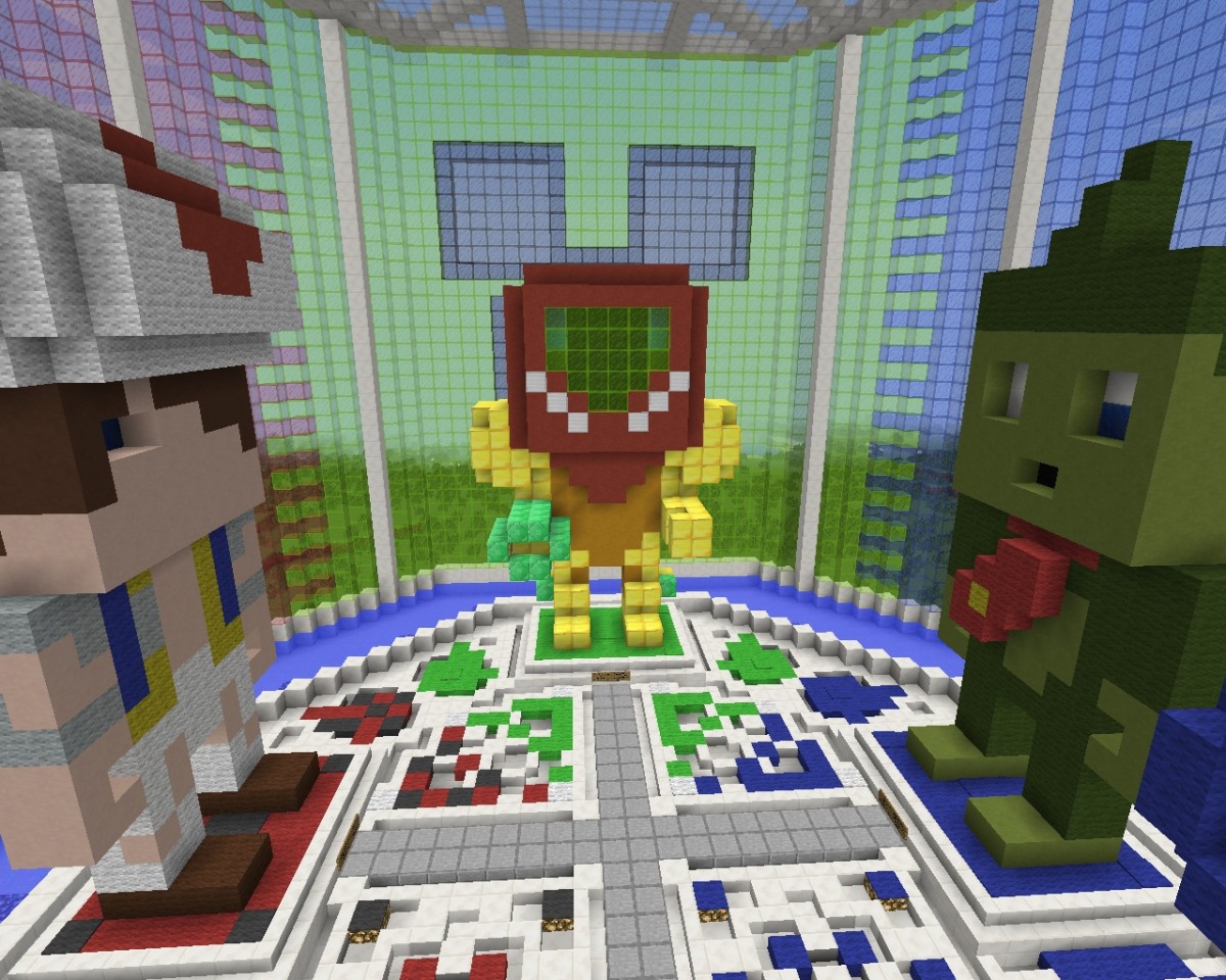 Staff Statues Minecraft Map