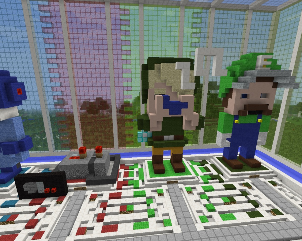 Staff Statues Minecraft Map
