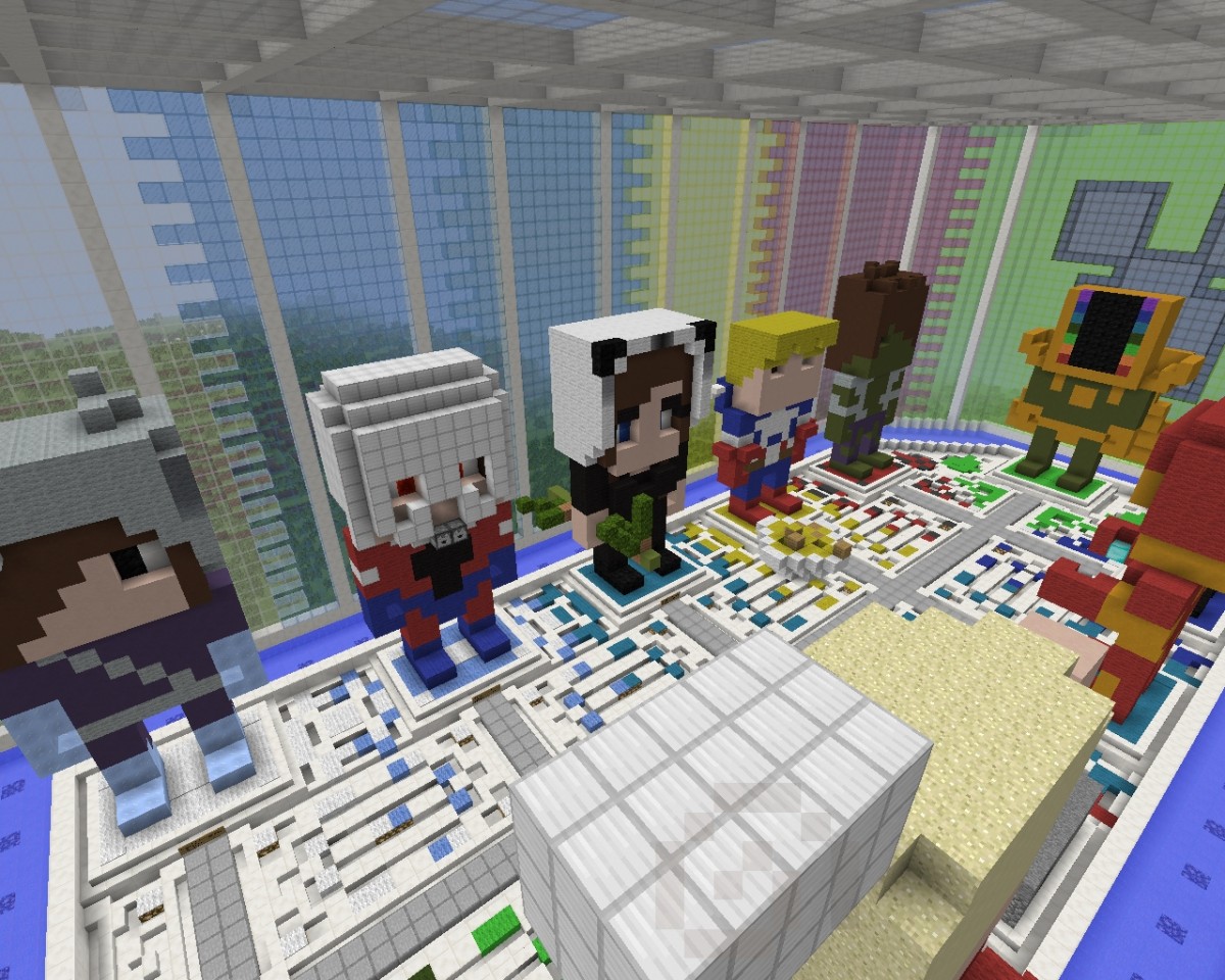 Staff Statues Minecraft Map