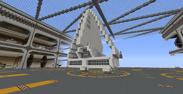 Lambda-Class T-4a Shuttle Minecraft Map
