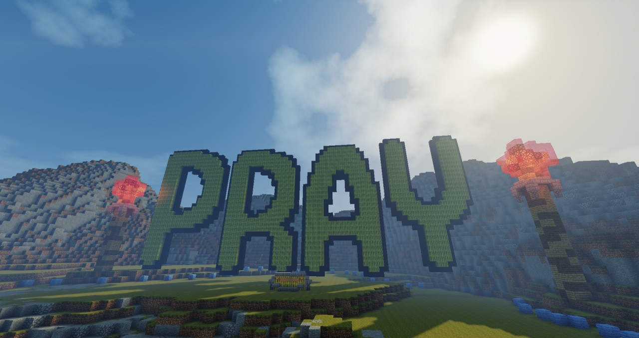 Pray for the AFK Minecraft Map