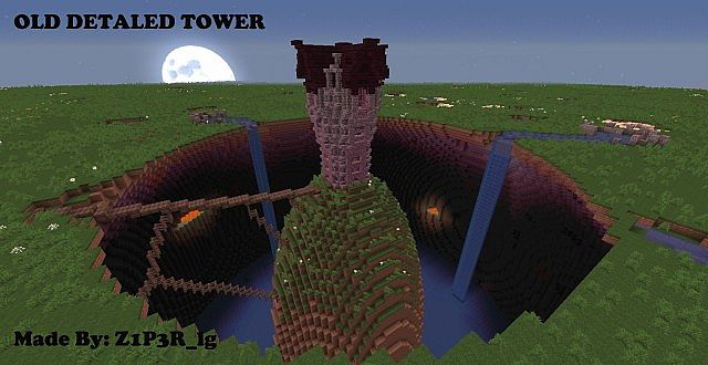 Old Detailed Tower Minecraft Map
