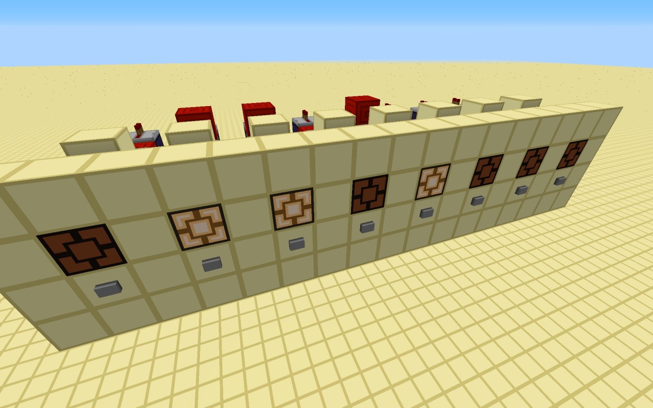 Expandable Button Selector Minecraft Map