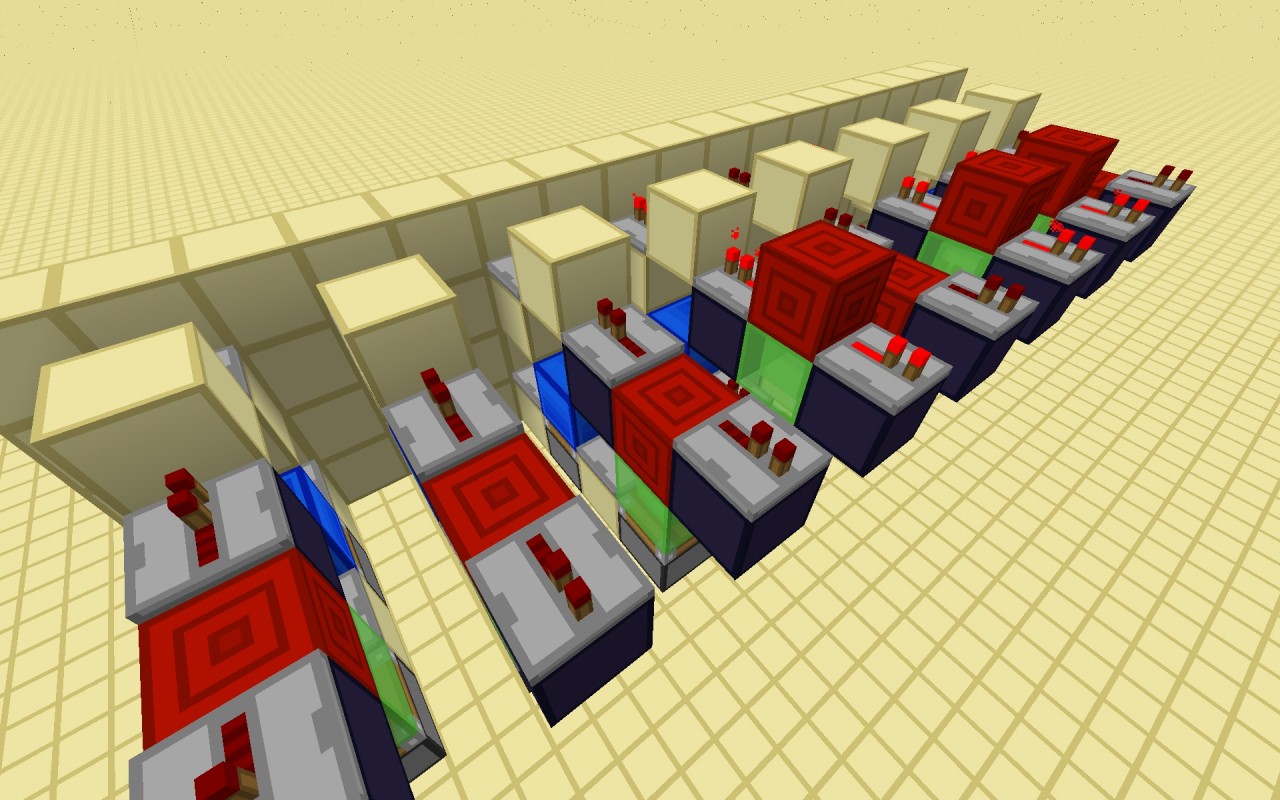 Expandable Button Selector Minecraft Map