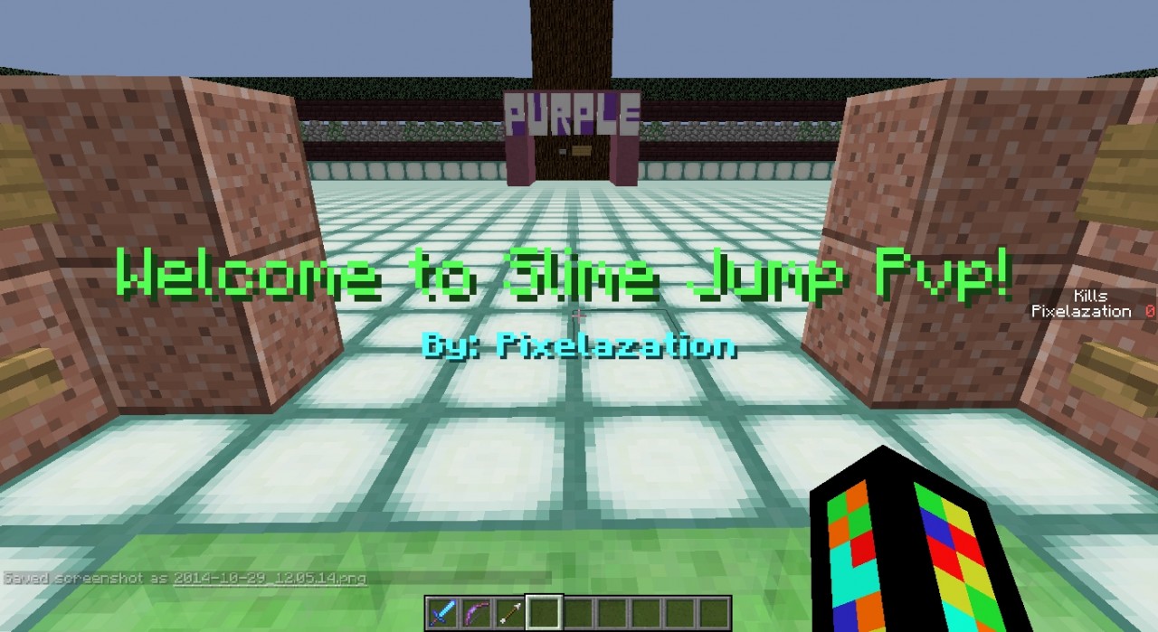 Slime Jump PvP 1.2 Minecraft Map