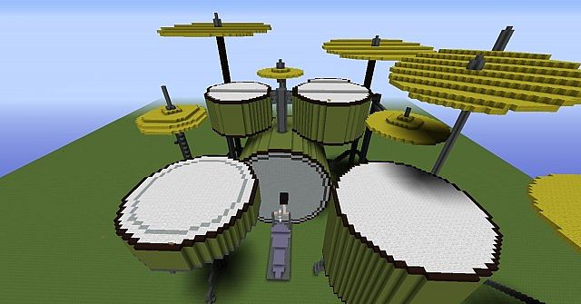 Drum kit Minecraft Map