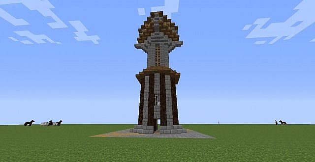 Medieval Lookout Tower - RealmOfLapis Minecraft Map