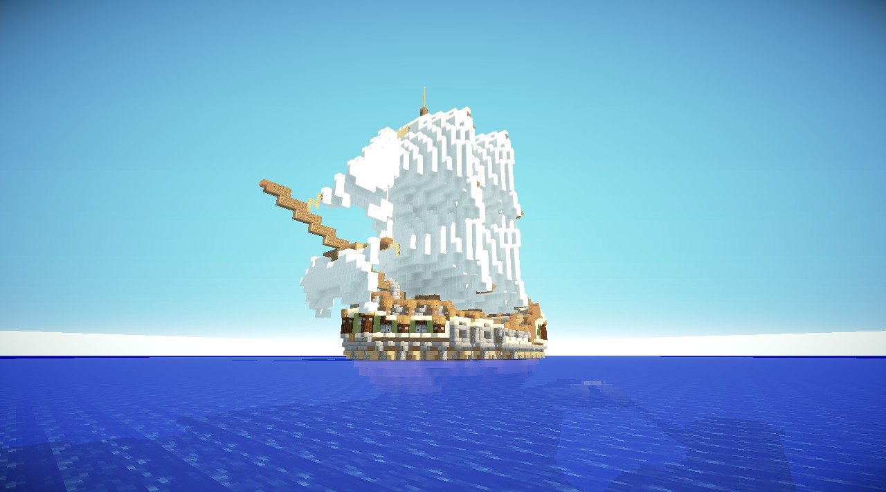 Spanish Galleon - My first boat. Minecraft Map