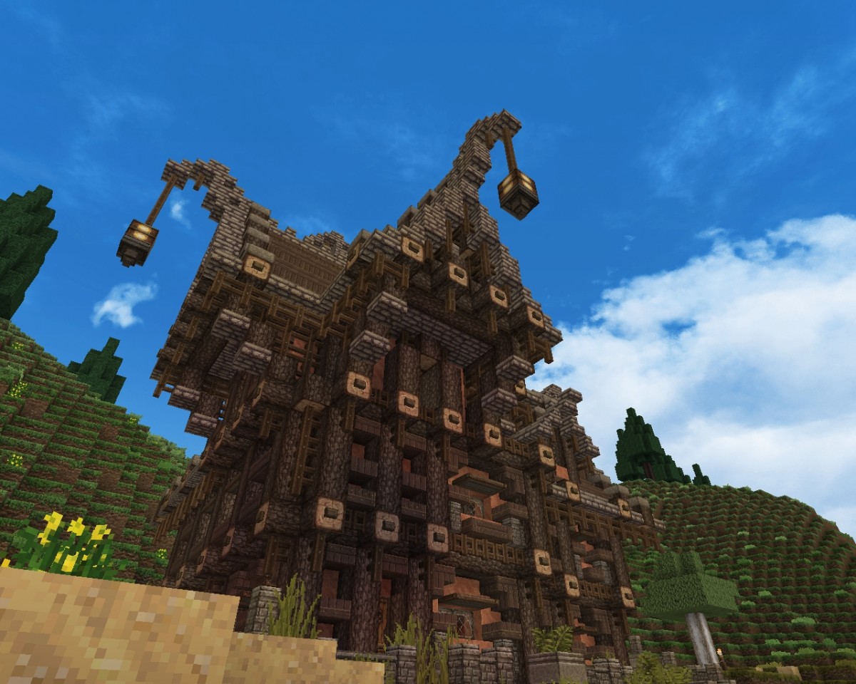Medieval Steampunk House By MrBatou Minecraft Map