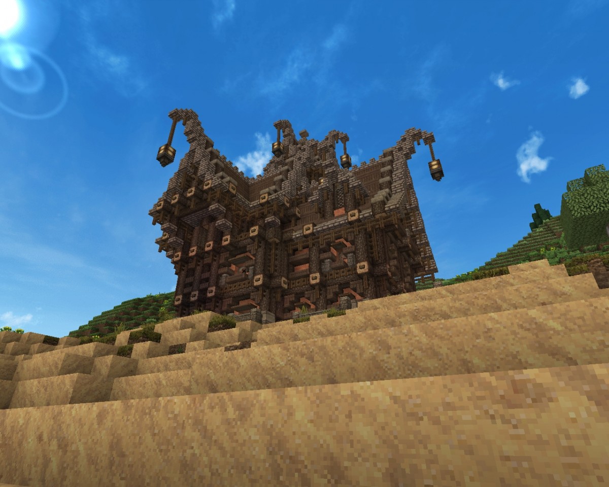 Medieval Steampunk House By MrBatou Minecraft Map