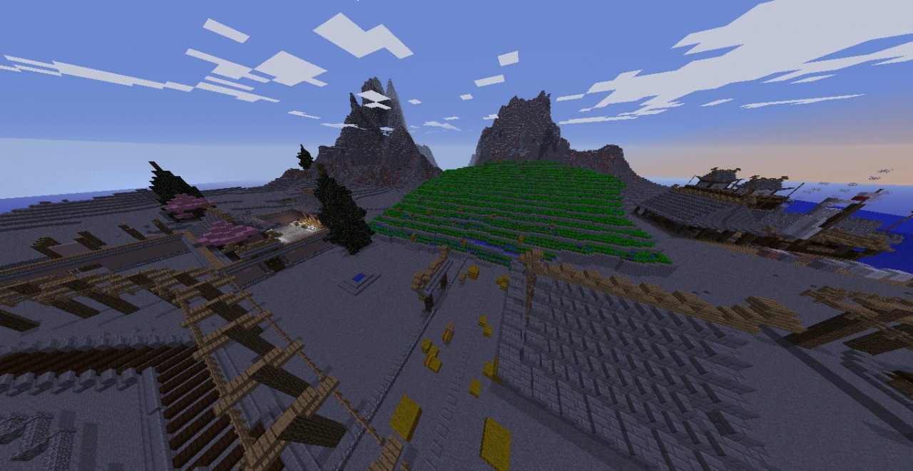 Japan in the Meiji period. Minecraft Map