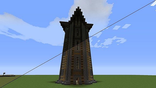Large Medieval Tower. Minecraft Map