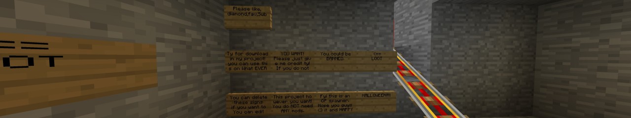 Mob spawner. Minecraft Map