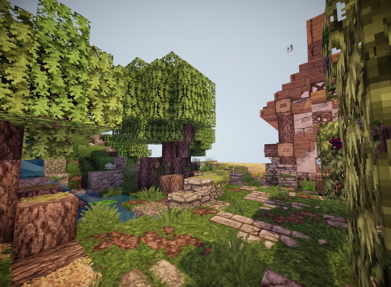 Grape Vine Pond - 23x23 Plot Minecraft Map