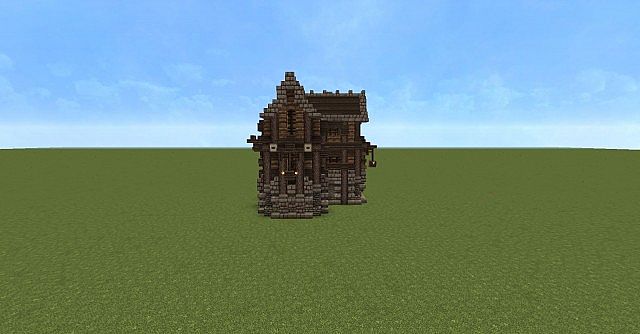 3 Story Medieval House Minecraft Map