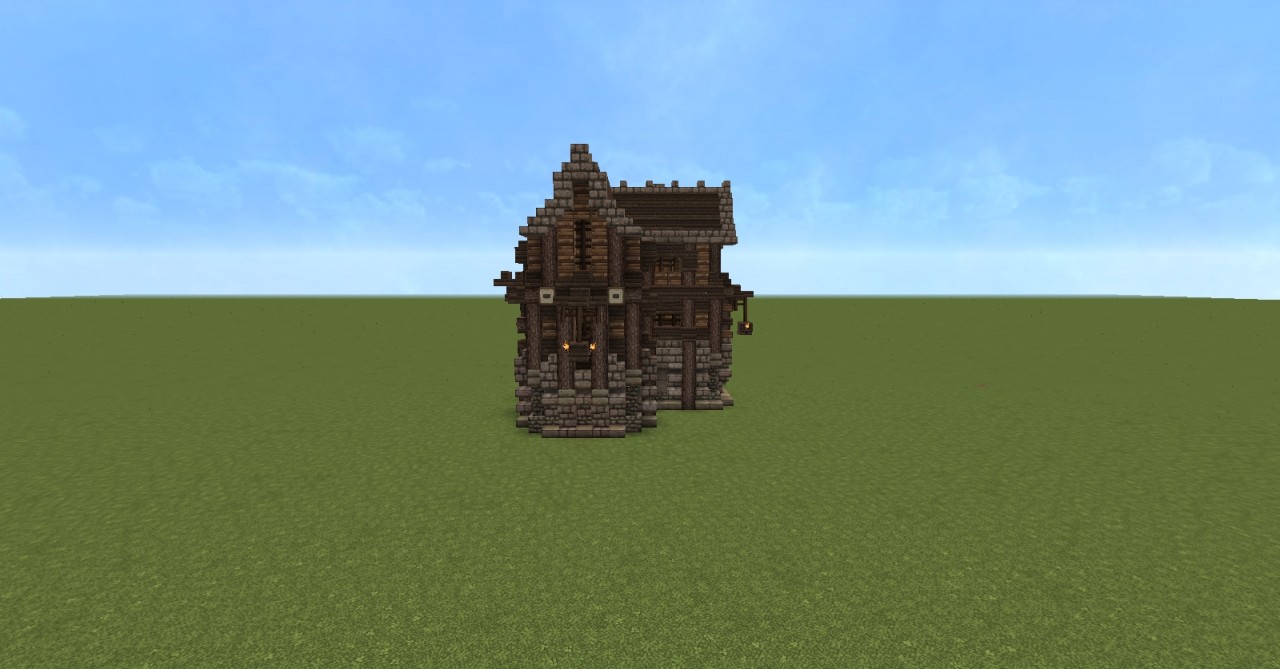 3 Story Medieval House Minecraft Map