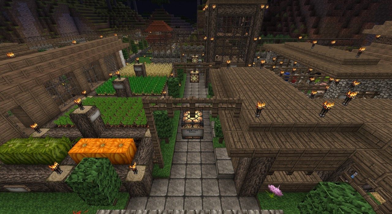 down town coal town. Minecraft Map