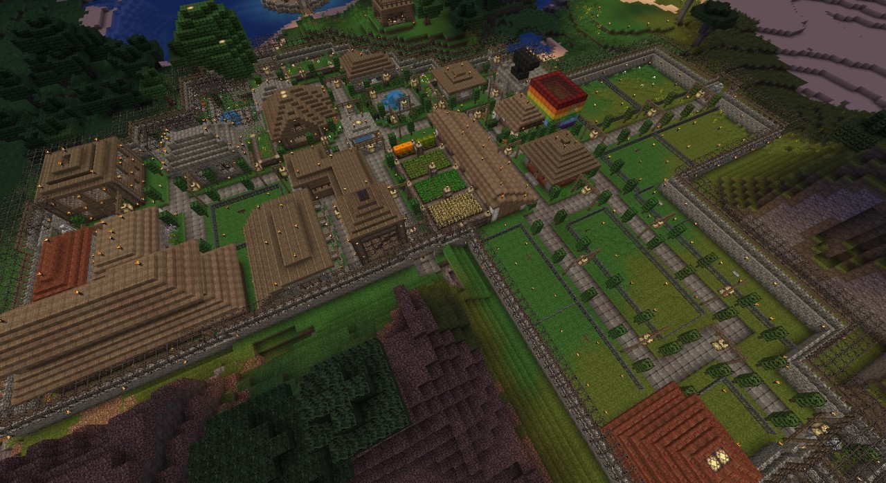 down town coal town. Minecraft Map