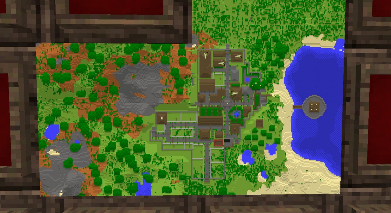 down town coal town. Minecraft Map