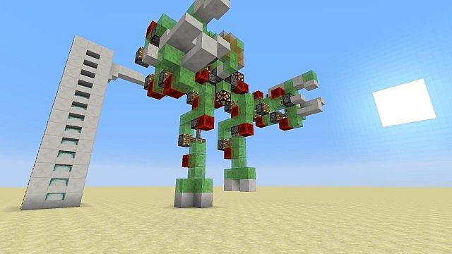 Titanfall Atlas in Minecraft - Walking Mech Suit Minecraft Map