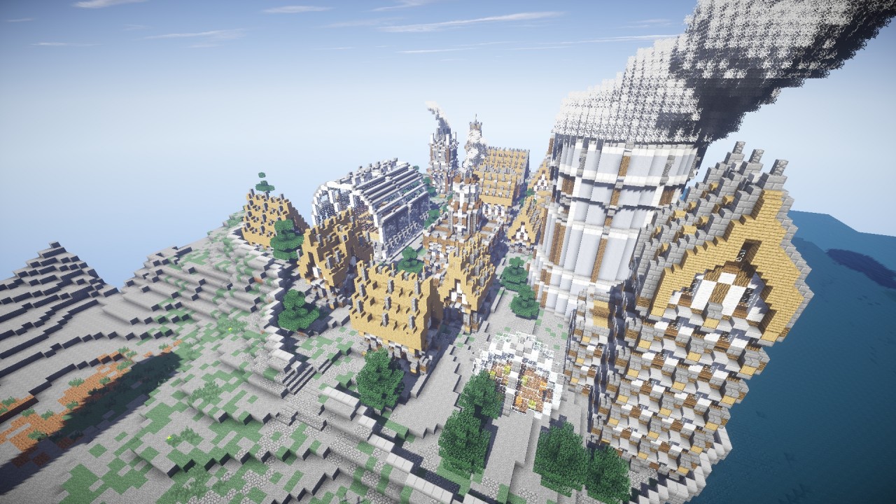 Small Industrial Settlement! Minecraft Map