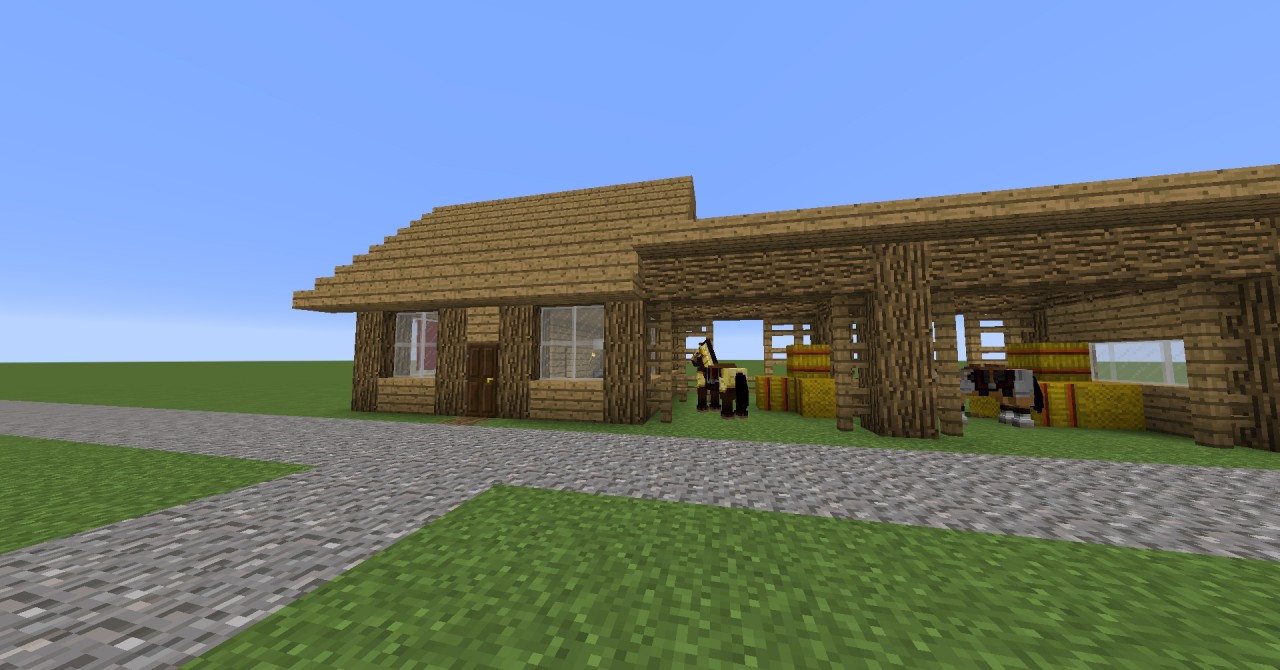 Horse and Stable Minecraft Map
