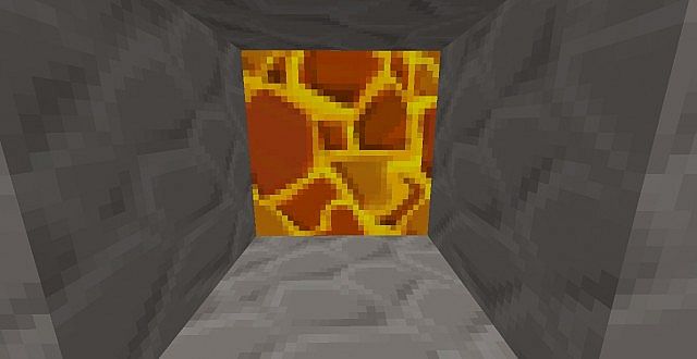 Hidden base lava entrance Minecraft Map