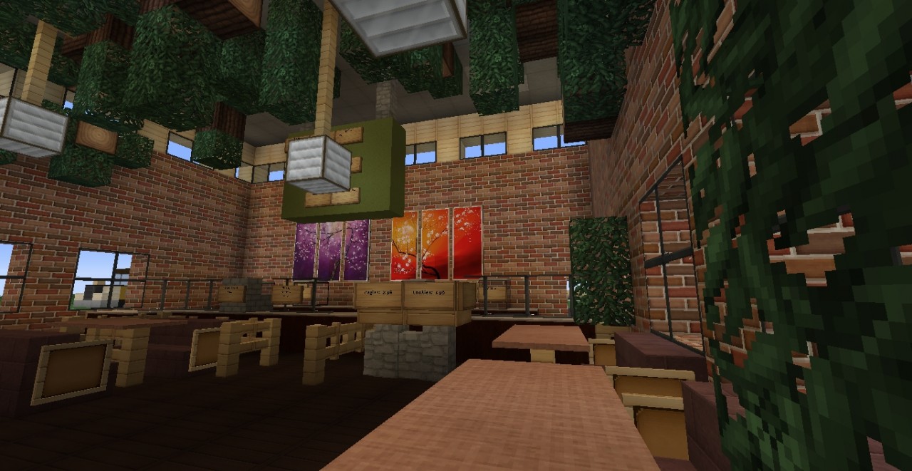 Moonbucks Coffee Shop Minecraft Map