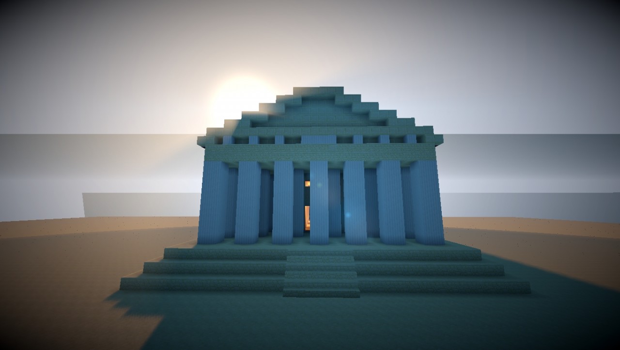 The Greek Parthenon - 1:1 SCALE Minecraft Map