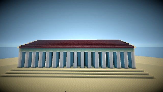 The Greek Parthenon - 1:1 SCALE Minecraft Map