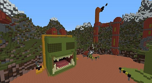 Slime Factory hub Minecraft Map