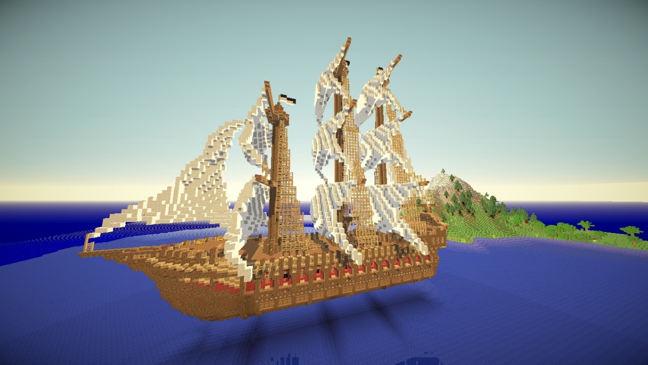 Sailing Ship Minecraft Map