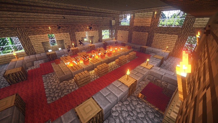 Medieval Hall/Mead Hall Minecraft Map