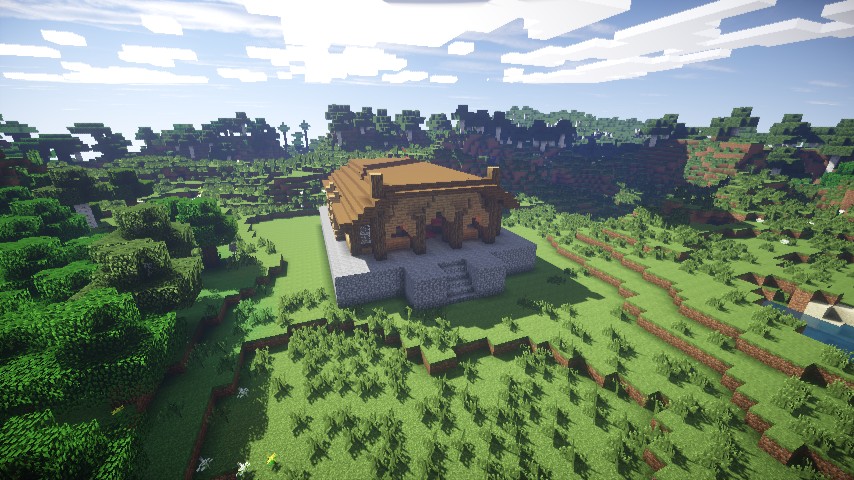 Medieval Hall/Mead Hall Minecraft Map