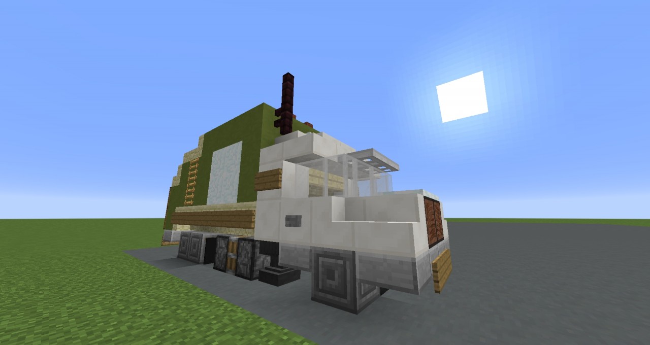 | vehicle | - Garbage truck Minecraft Map