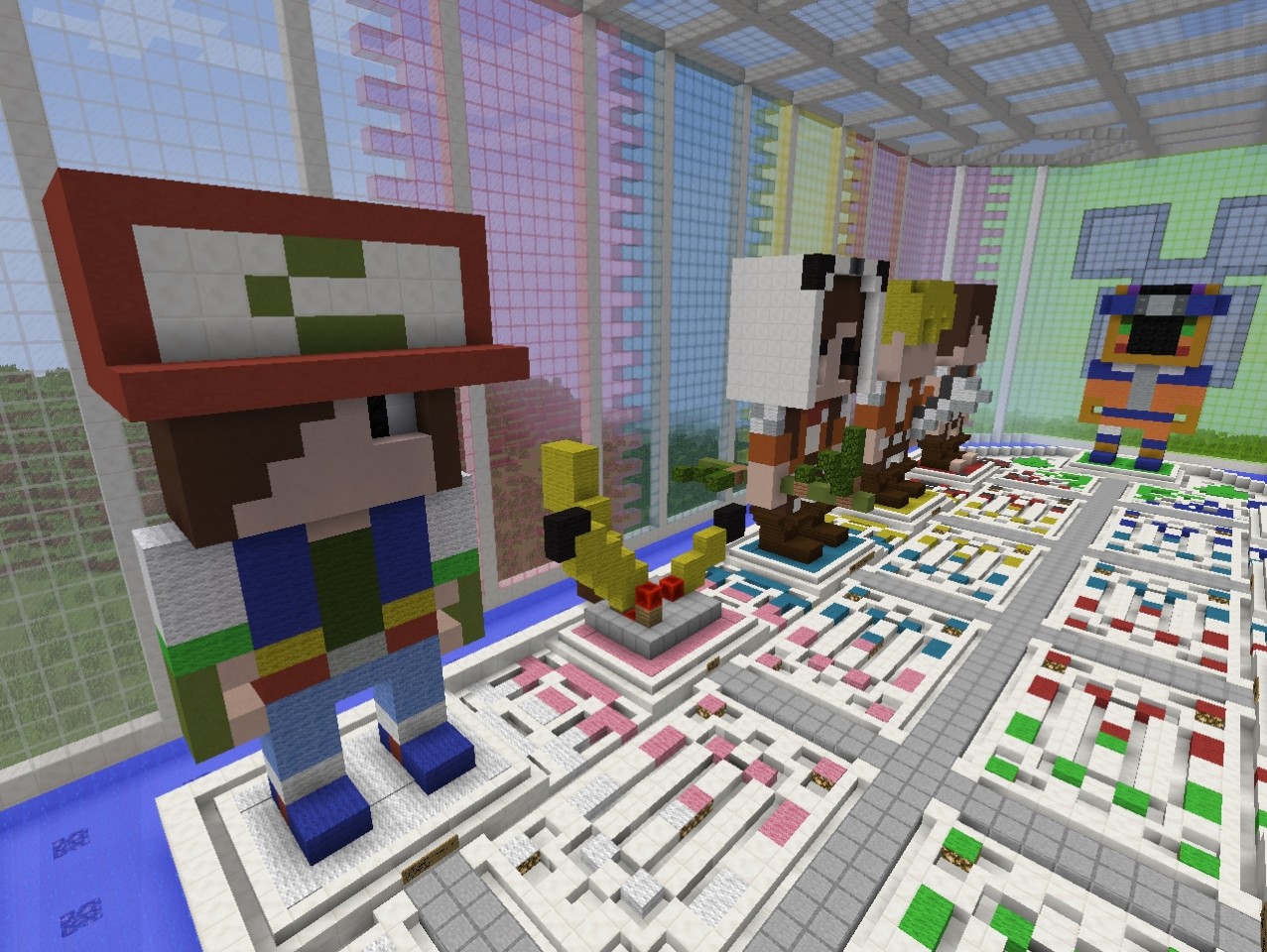 Staff Statues Minecraft Map