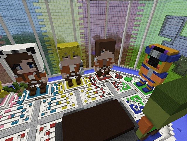 Staff Statues Minecraft Map