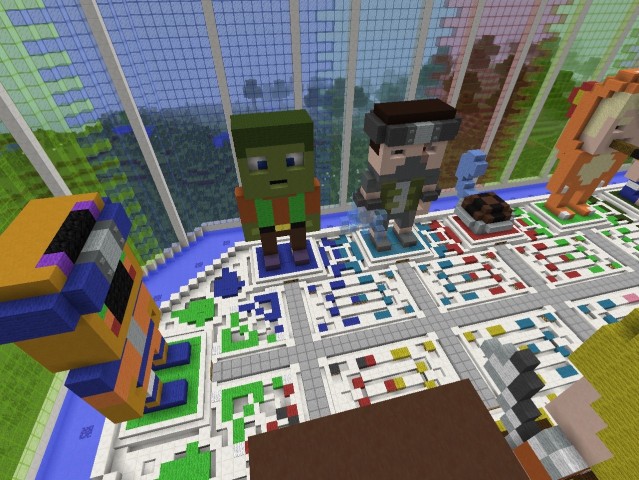 Staff Statues Minecraft Map