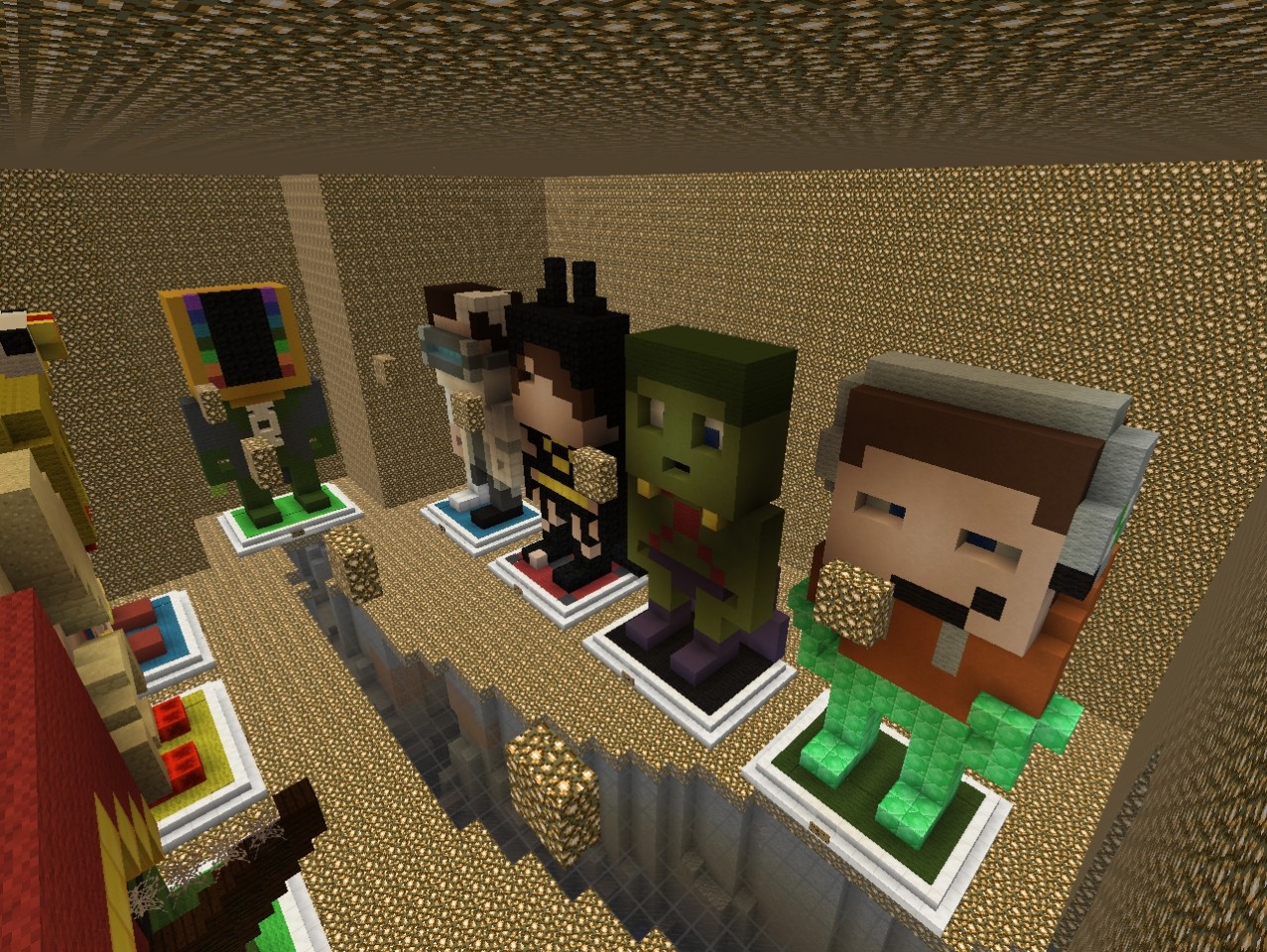 Staff Statues Minecraft Map